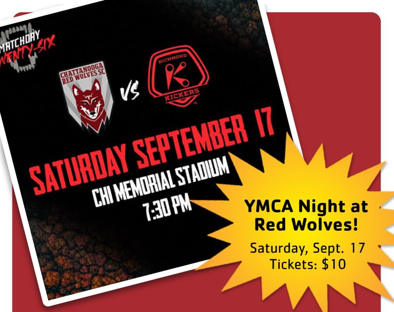 YMCA Night at Red Wolves | YMCA of Metropolitan Chattanooga